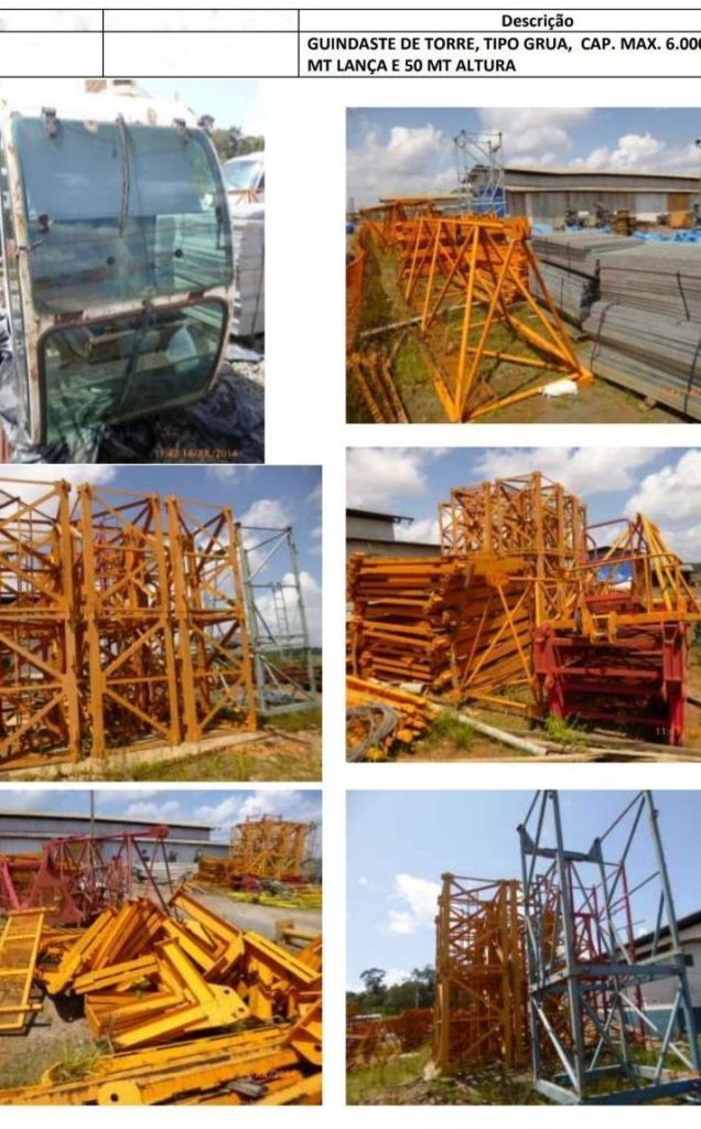 GRUAS P/ CONSTRUÇÃO GJJ-QP5015 EKIPATECK – SUPER NOVAS – VÁRIAS ...