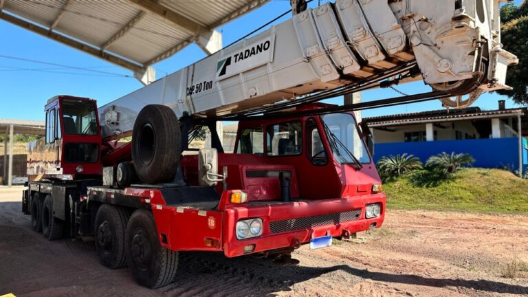 TADANO TG500E 1998 50 TON. – PEGAR E USAR – Guindastes Theodoro