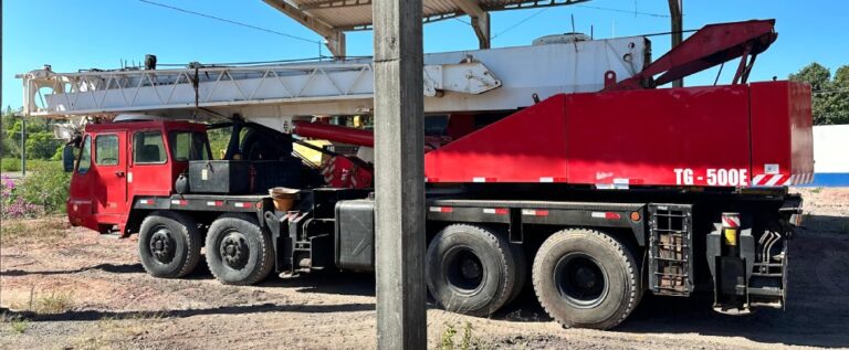 TADANO TG500E 1998 50 TON. – PEGAR E USAR – Guindastes Theodoro